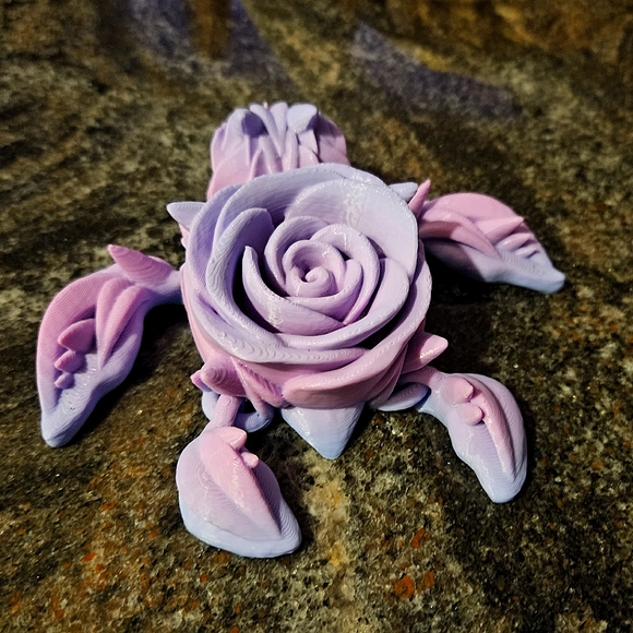 Hand Crafted | Other | Rose Turtle 3d Printed | Poshmark